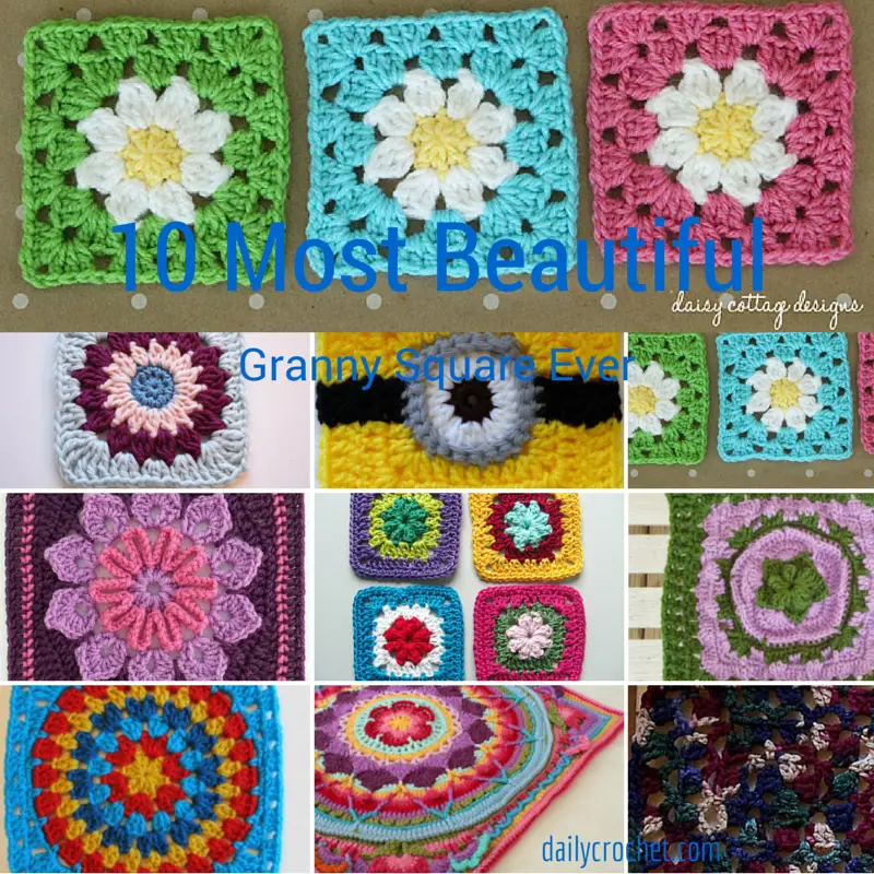 The 10 Most Beautiful Crochet Granny Squares Ever