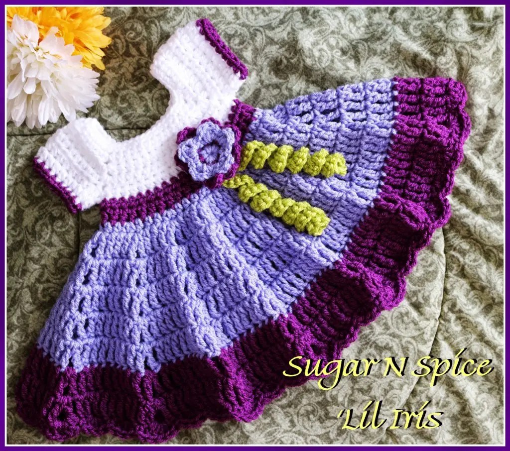 [Free Patterns] Gorgeous Crochet Dresses For Little Girls - Daily Crochet