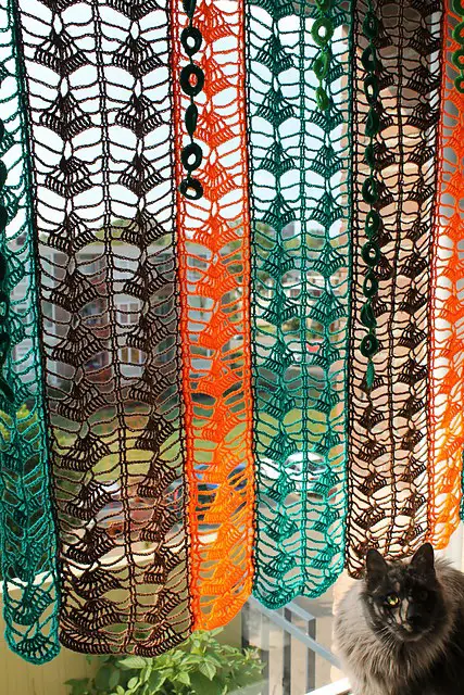 8 Crochet Curtain Patterns For Kitchen- Beautiful And Easy