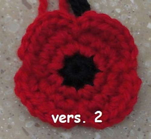 [Free Pattern] Crocheted Poppies- 5 Different Versions