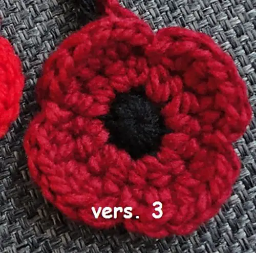 [Free Pattern] Crocheted Poppies- 5 Different Versions