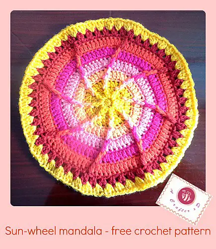 [Free Patterns] 15 Gorgeous Crochet Mandala Patterns