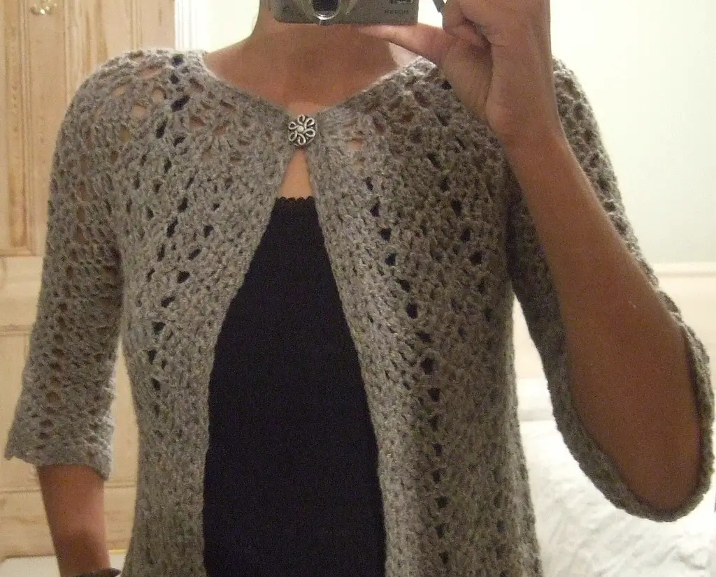 [Free Pattern] This Gorgeous Chevron Lace Cardigan Is Worked From The ...