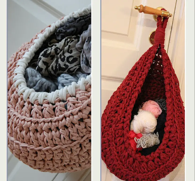 [Free Pattern] This Large Hanging Basket Can Be used For So Many Things ...