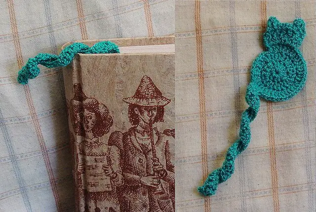 [Free Pattern] Easy And Quick Bookmark Not Only For Cat Lovers! - Daily ...