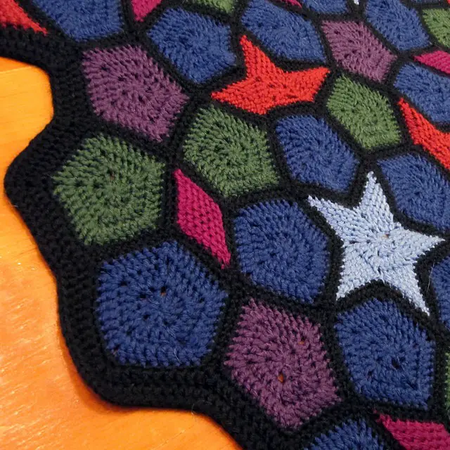 [Free Pattern] This Pentagonal Penrose Throw Blanket Is Spectacular ...