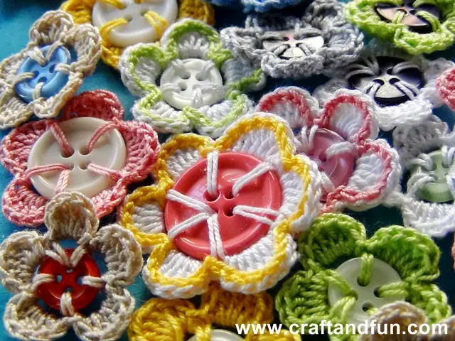 [Photo Tutorial] These Crochet Flower Buttons Are So Easy To Make Yet ...