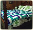 Jessica Spainhour Shared Charlotte Hornets Blanket I made for my hubby ...