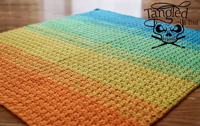 [Free Pattern] This Blanket Works Up Fast And Is Simple Enough For ...
