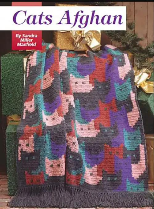 [Free Pattern] This Cats Afghan Is Absolutely Fabulous! - Knit And ...
