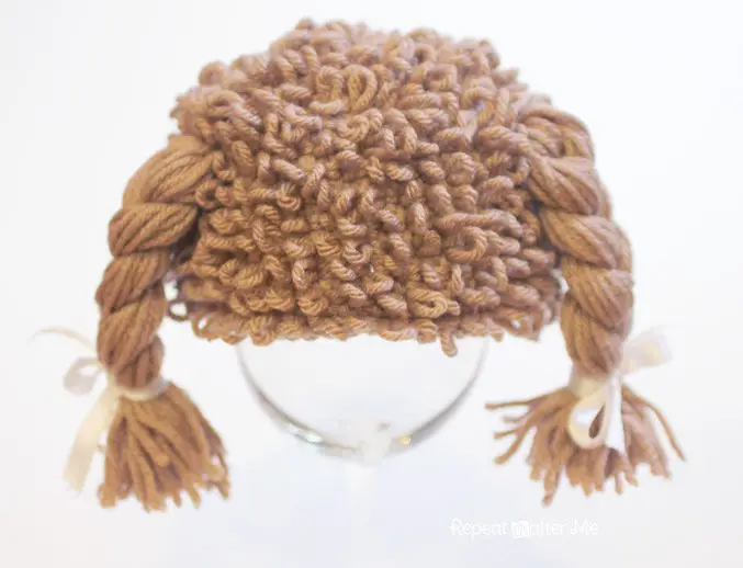 [Free Pattern] This Cabbage Patch Beanie Is Just So Adorable And Funny ...