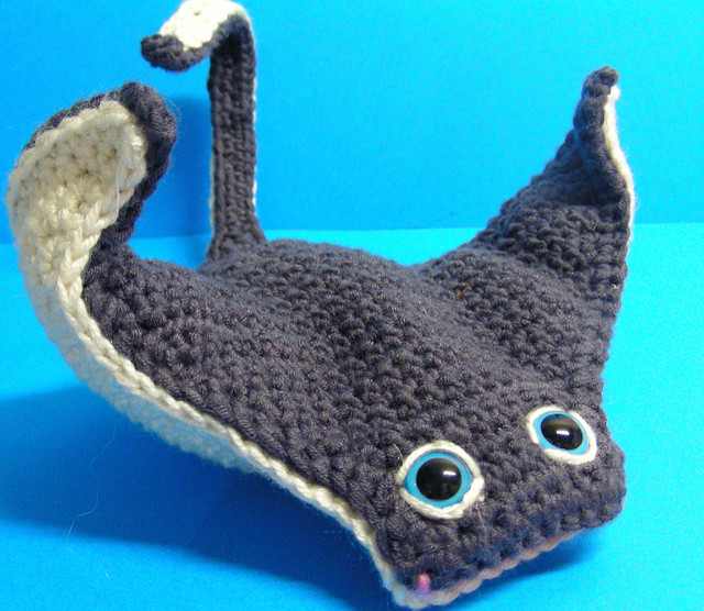 Super Easy Manta Ray Crochet Pattern - Daily Crochet