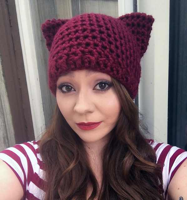 6 Adorable And Free Crochet Patterns For Cat Hats With Ears - Daily Crochet