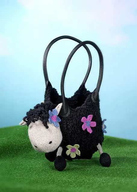 Adorable Crochet Sheep Bag For Carrying Your Stuff - Daily Crochet