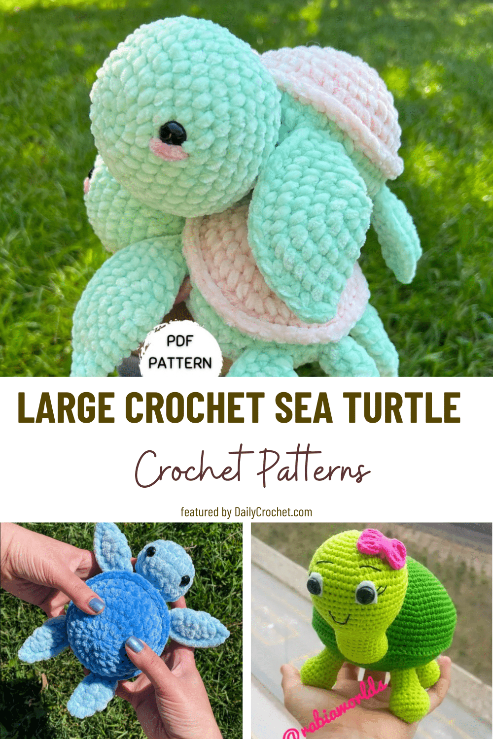 Crochet Sea Turtle Patterns for Every Skill Level - Daily Crochet
