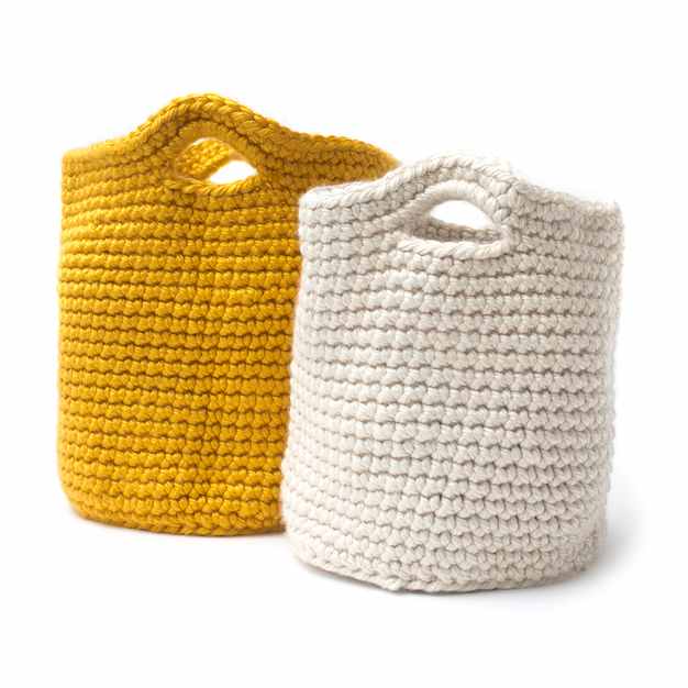10 Free Crochet Basket Patterns for Beginners - Daily Crochet