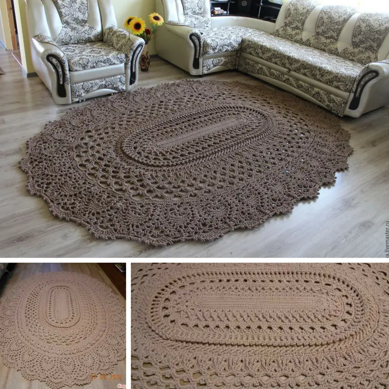 7 Free Crochet Rug Patterns That Add Life To Your Home- DailyCrochet