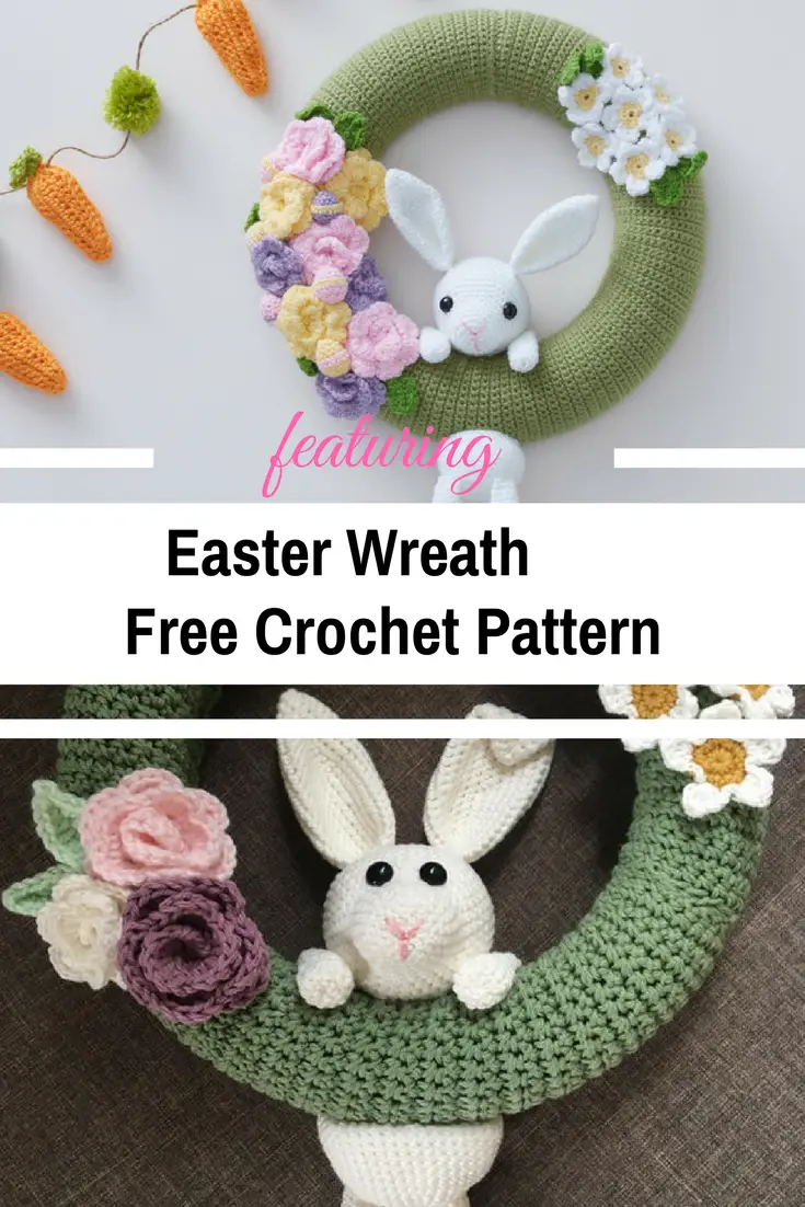 Fabulous Crochet Easter Wreath Pattern To Make Now - Daily Crochet