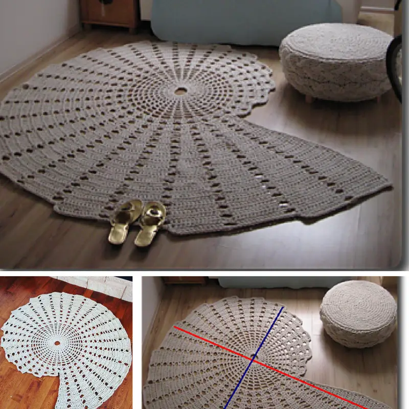 7 Free Crochet Rug Patterns That Add Life To Your Home- DailyCrochet