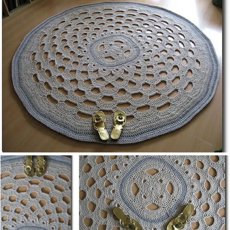 7 Free Crochet Rug Patterns That Add Life To Your Home- DailyCrochet