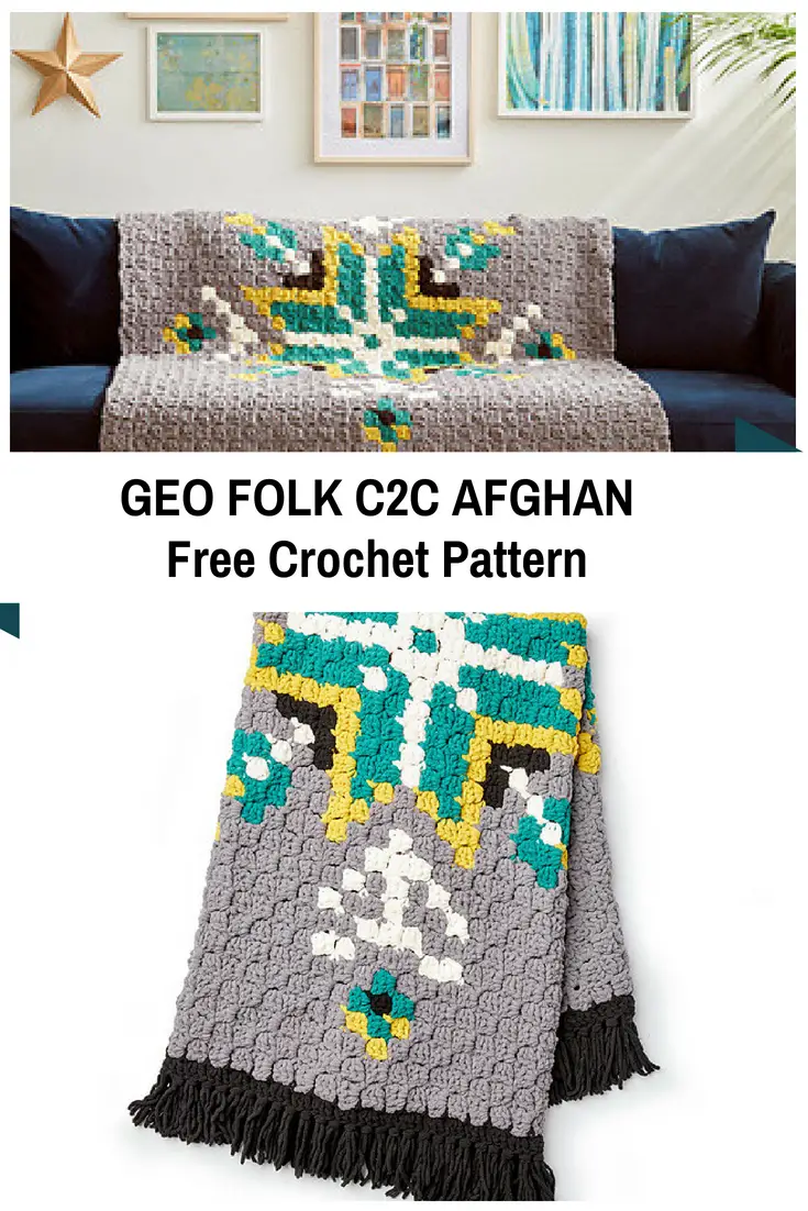Colorful Corner To Corner Afghan Crochet Pattern - Daily Crochet