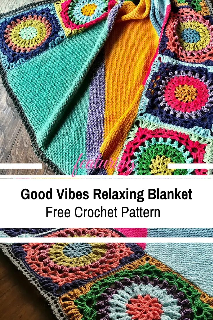 Relaxing Crochet Blanket Free Pattern