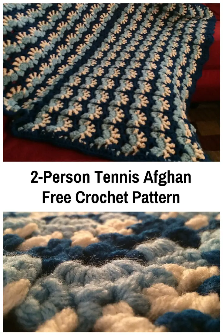 Surprisingly Quick Tennis Afghan Free Crochet Pattern - Daily Crochet