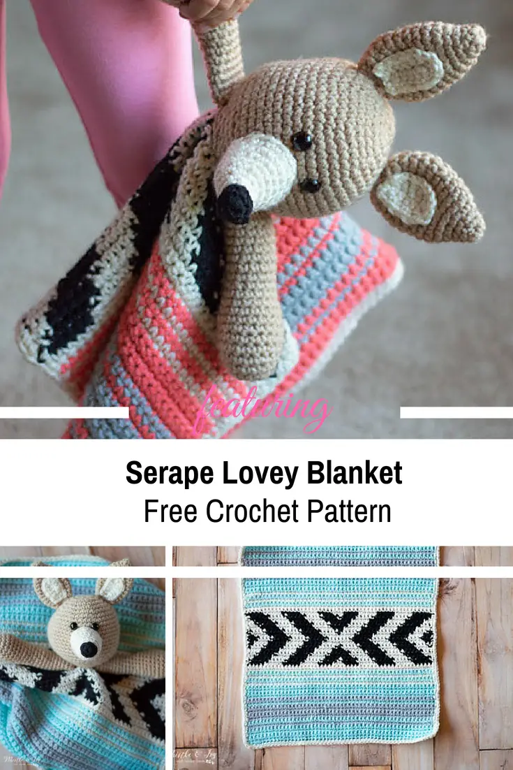 [Free Pattern] Adorable Southwestern Style Crochet Serape Lovey - Daily ...