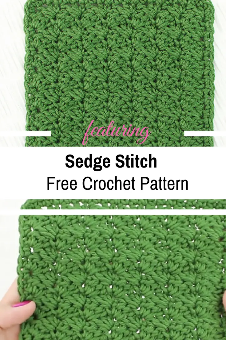 Sedge Stitch Crochet Pattern-Video Tutorial