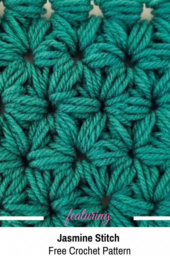 Jasmine Stitch Crochet Pattern And Tutorial- DailyCrochet.com