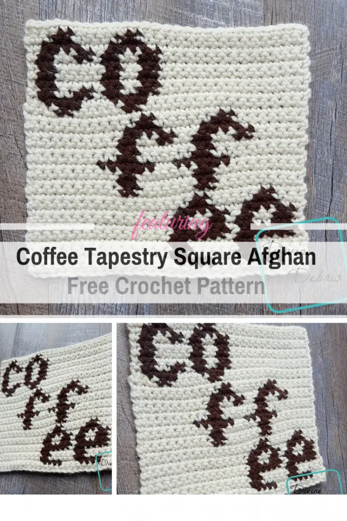Tapestry Crochet Coffee Granny Square Free Pattern - Daily Crochet
