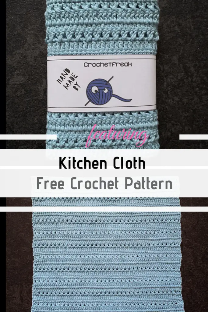 Quick And Easy Kitchen Cloth Free Crochet Pattern - Daily Crochet