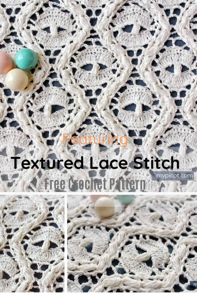 Learn A New Crochet Stitch: Crochet Textured Lace Stitch - Daily Crochet
