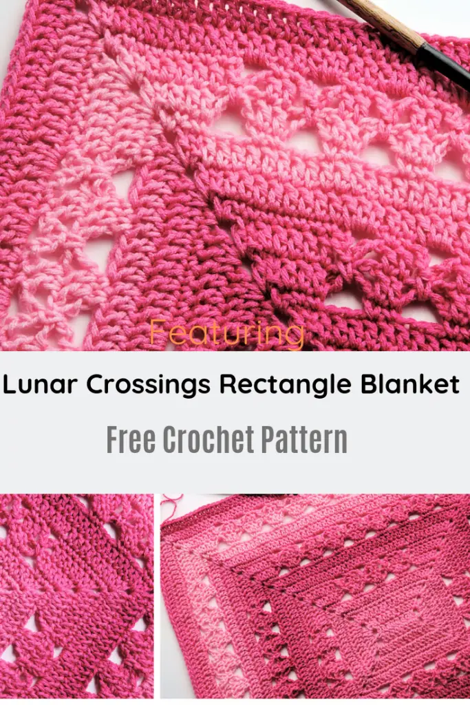 Simple And Beautiful Rectangle Blanket Free Crochet Pattern - Daily Crochet