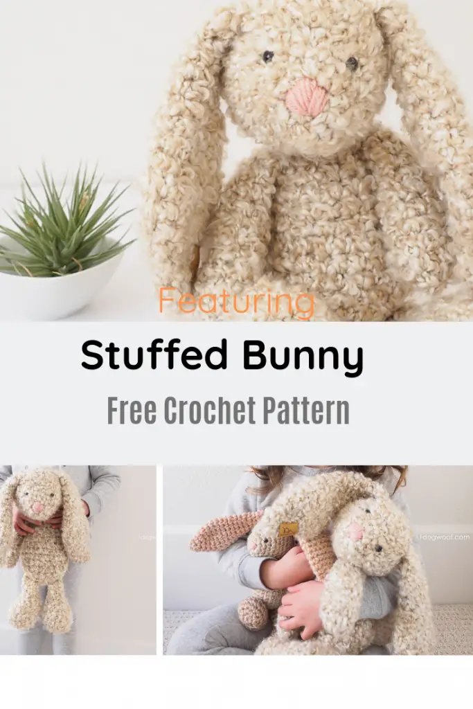 Super Easy And Perfectly Snuggly Stuffed Bunny Pattern - Daily Crochet
