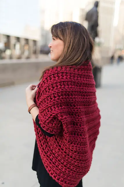 Free Crochet Shrug Pattern- Quick And Cozy - Daily Crochet