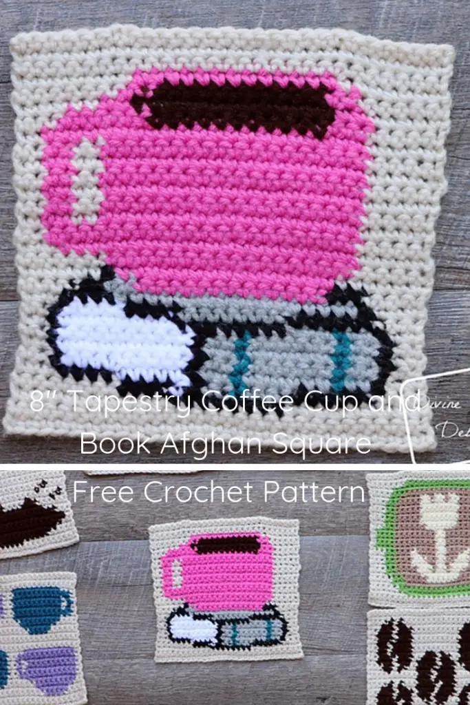 Tapestry Crochet Square For Your Coffee Themed Afghan - Daily Crochet