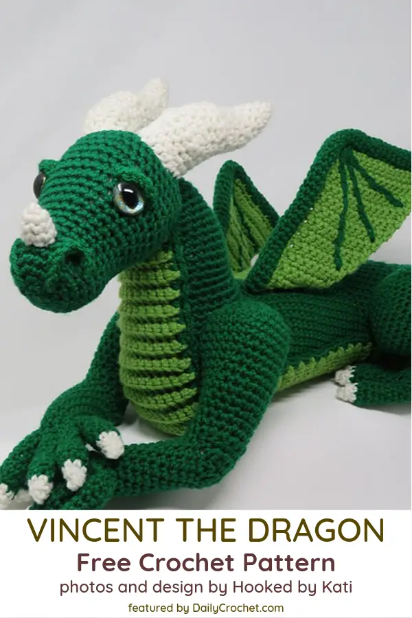 Amazing Large Dragon Crochet Pattern - Daily Crochet