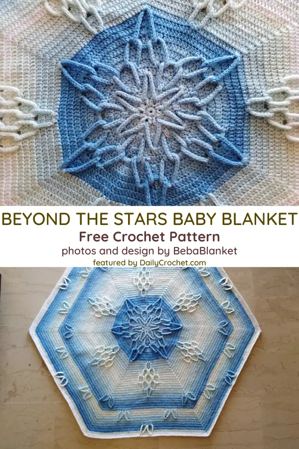 Unique Textured Baby Blanket Crochet Pattern - Daily Crochet