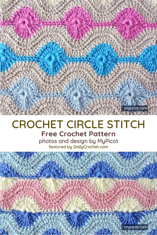 Crochet Circle Stitch Free Pattern - Daily Crochet