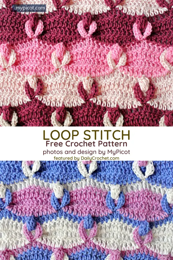 Learn A New Crochet Stitch: Crochet Loop Stitch - Daily Crochet