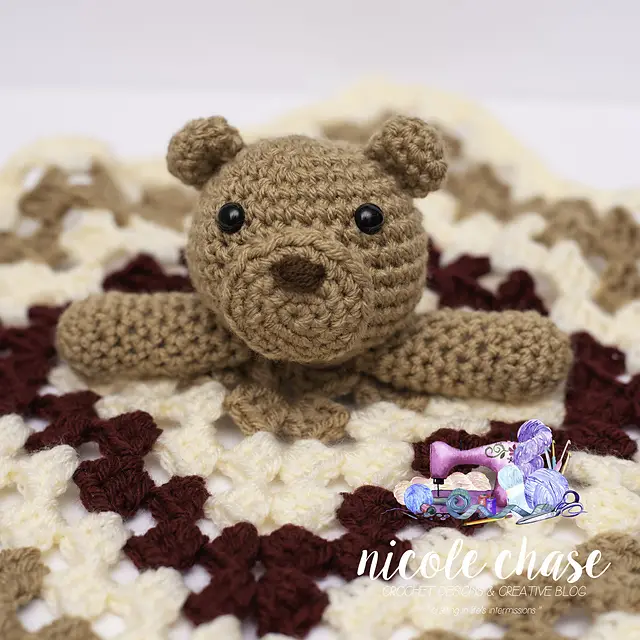 Teddy Bear Lovey Free Crochet Pattern - Daily Crochet