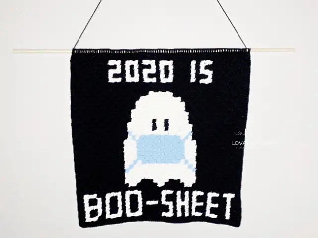 Free Crochet Graph Patterns: 2020 is BOO-SHEET - Daily Crochet