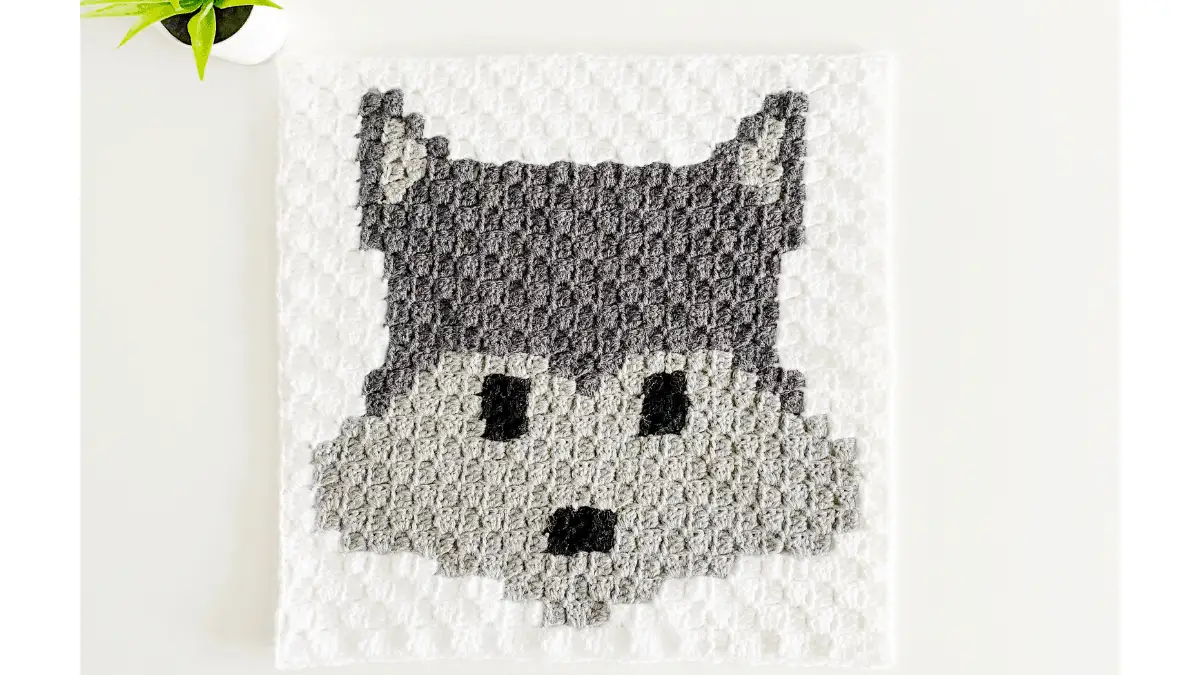 C2C Wolf Pattern- Free Graphgan Patterns - Daily Crochet