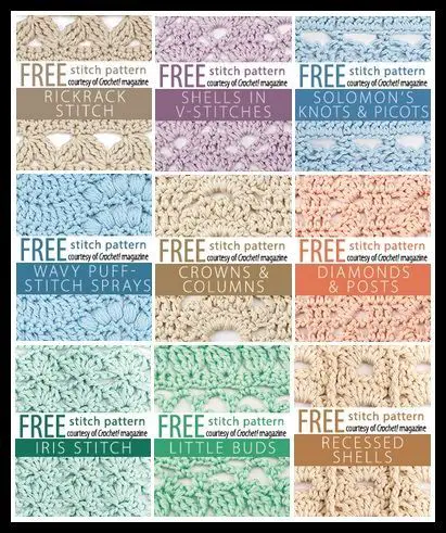 10 Decorative Crochet Stitches For Your Next Project - Daily Crochet