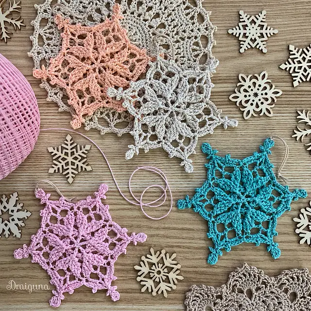 Lacy Snowflake Crochet Pattern To Celebrate Christmas - Daily Crochet