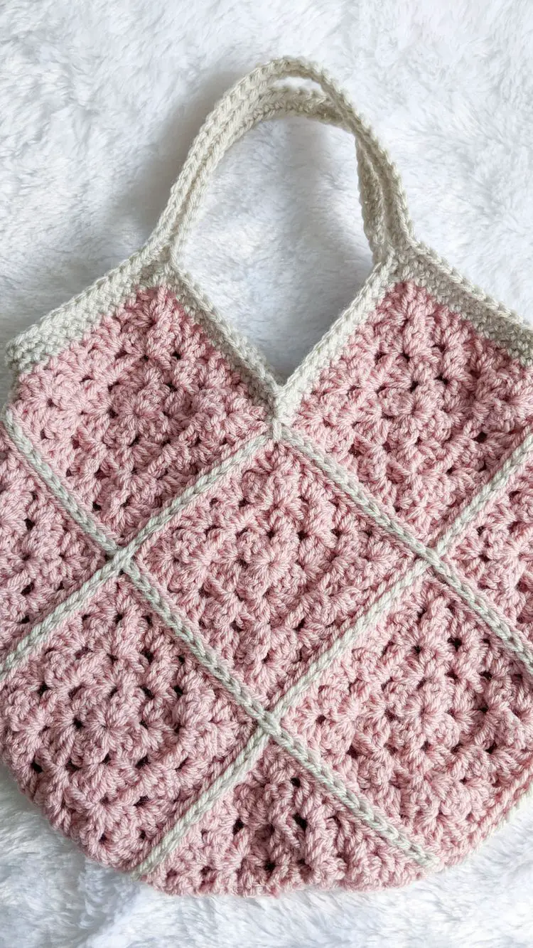 Granny Square Tote Bag Pattern-Amazing Pattern!