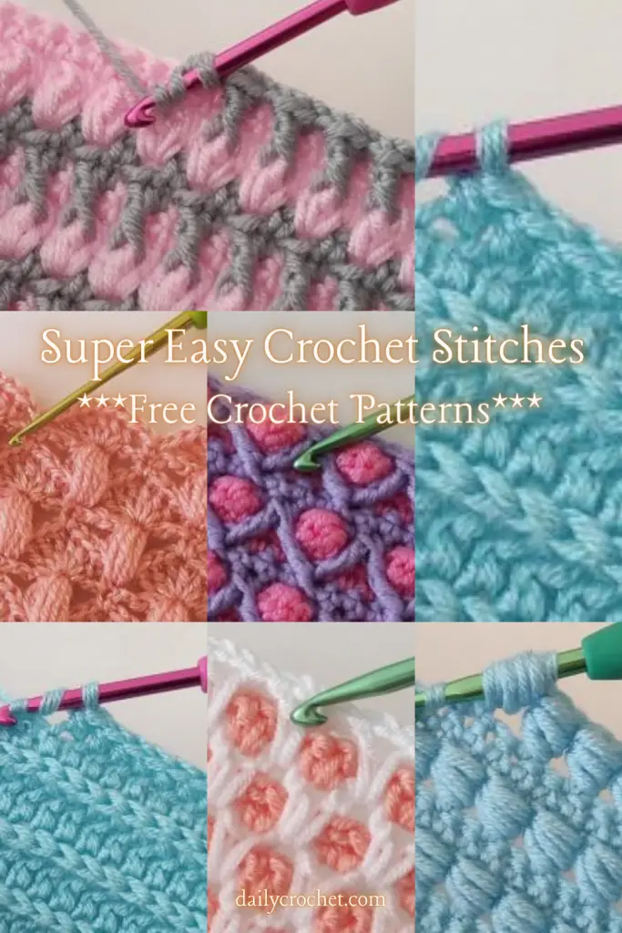 3 Color Crochet Pattern- Easy Baby Blanket For Beginners