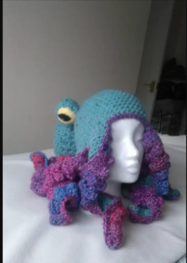 Crochet Octopus Hat Tutorial- So Much Happiness In This Octopus Hat ...