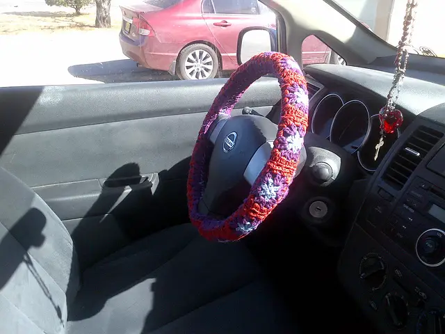 8 Awesome Crochet Steering Wheel Cover Free Patterns